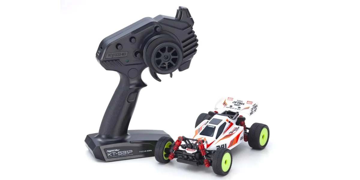Mini-Z MB010 Readyset 4WD Turbo Optima Mid Special - White – RC Klubben